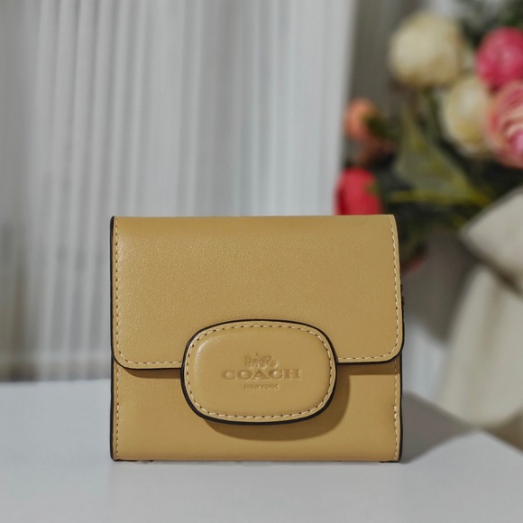 Coach | Bags | Nwt Coach Eliza Small Wallet With Leather Covered ...